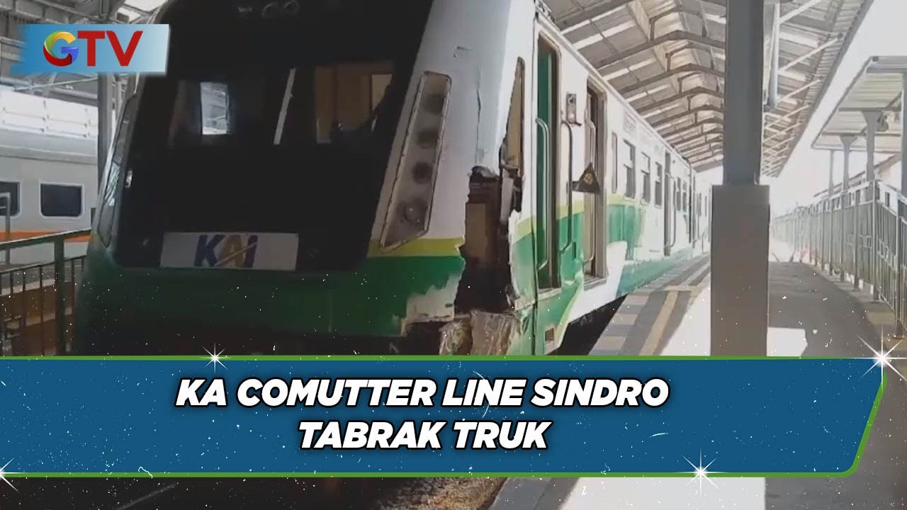 KA Commuter Line Sindro Tabrak Truk Pengangkut Biji Jagung di Sidoarjo ...