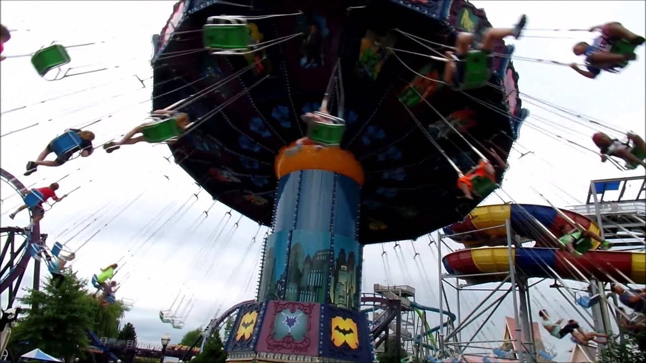 Six Flags New England: Gotham City Crime Wave / Off Ride POV / August ...