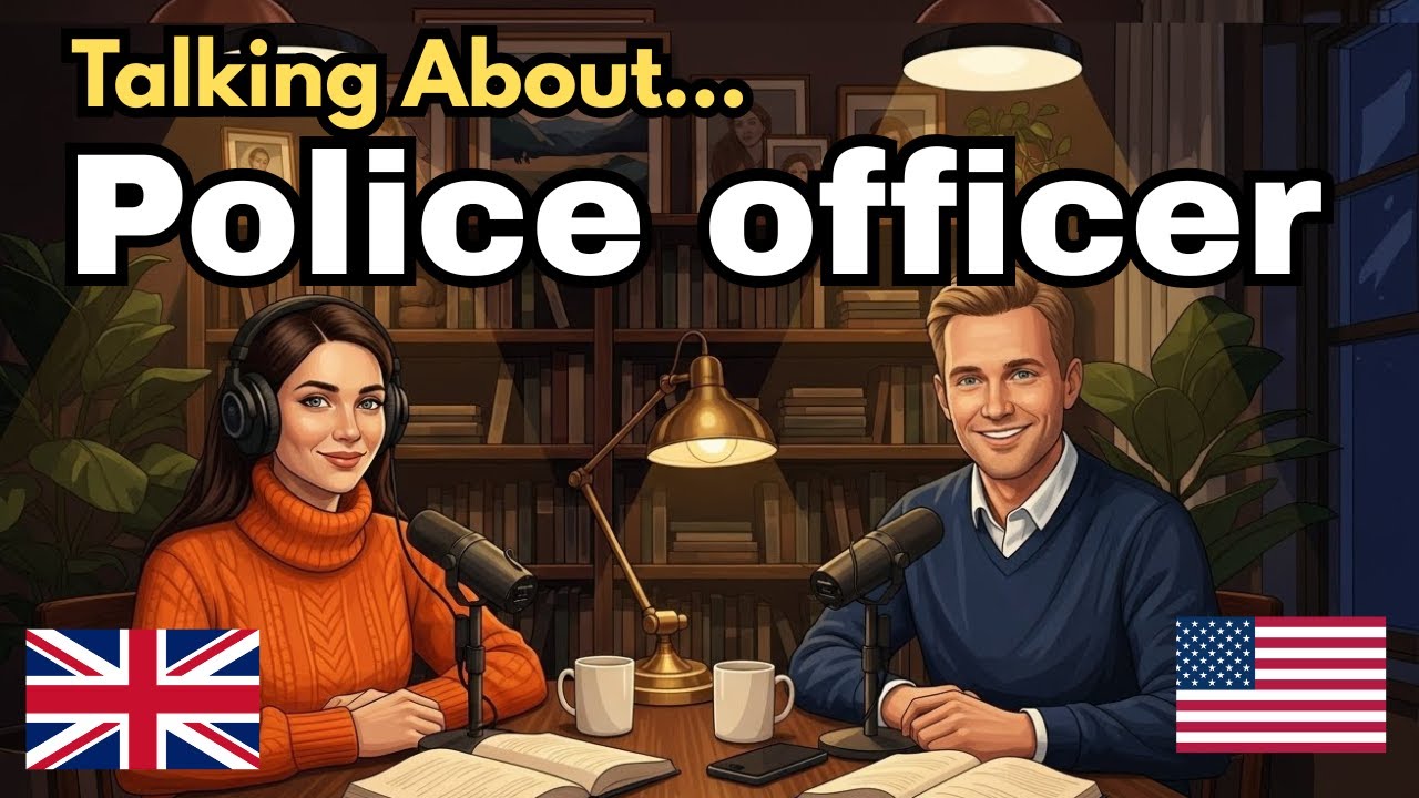 How to talk to a police officer in English | English conversation for ...