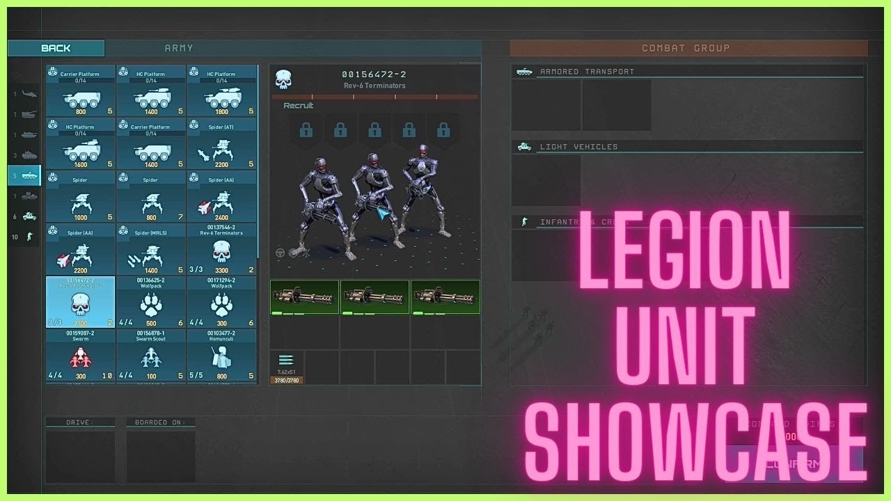 Terminator Dark Fate Defiance - Legion Units Showcase - YouTube