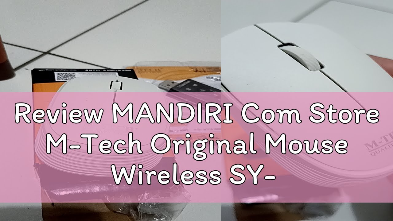 Review MANDIRI Com Store M-Tech Original Mouse Wireless SY- 7030 FREE ...