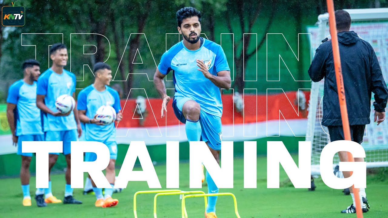 Indian Football Team Training Video before Syria Match ...