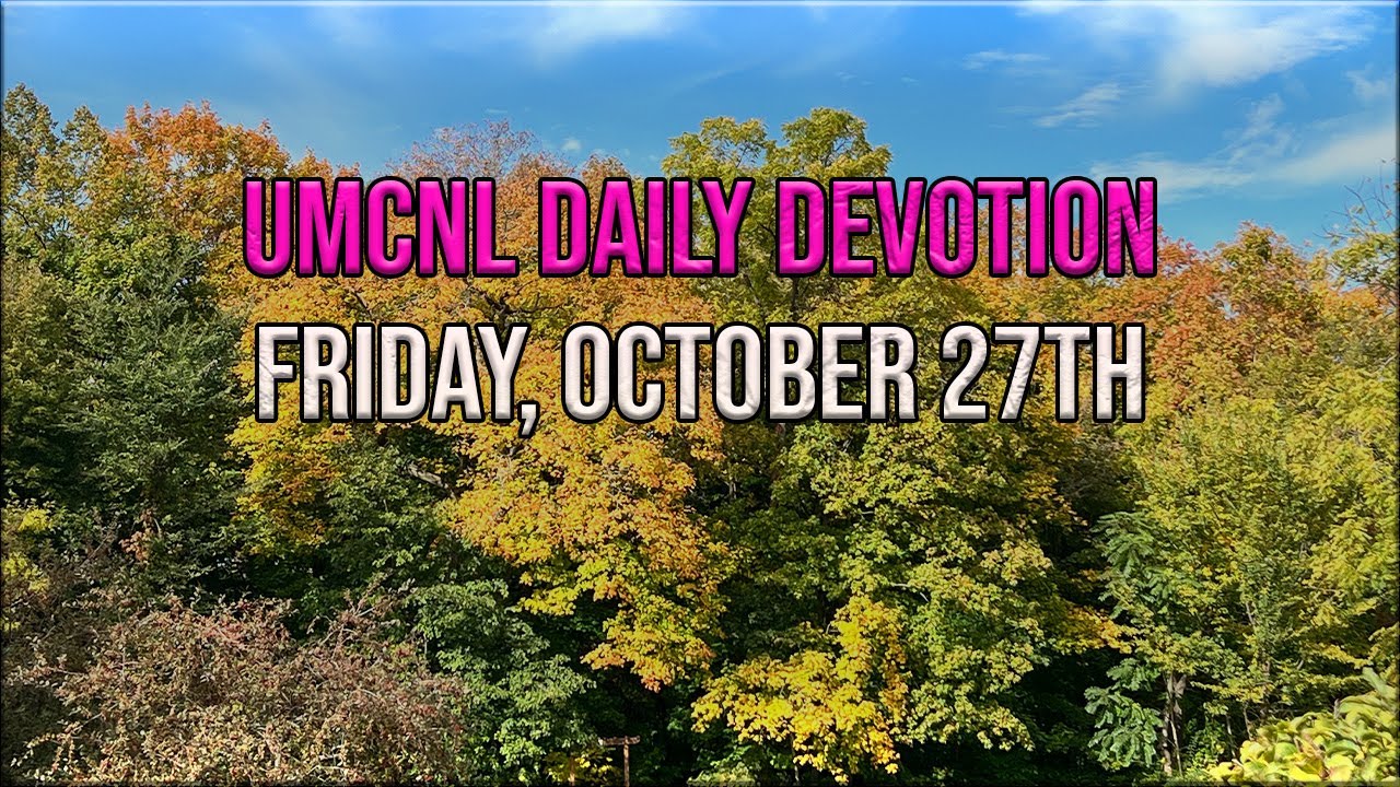 Daily Devotion [Friday October 27th] - YouTube