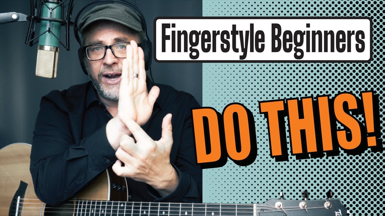 Fingerstyle Guitar Beginners Lesson 1 - YouTube