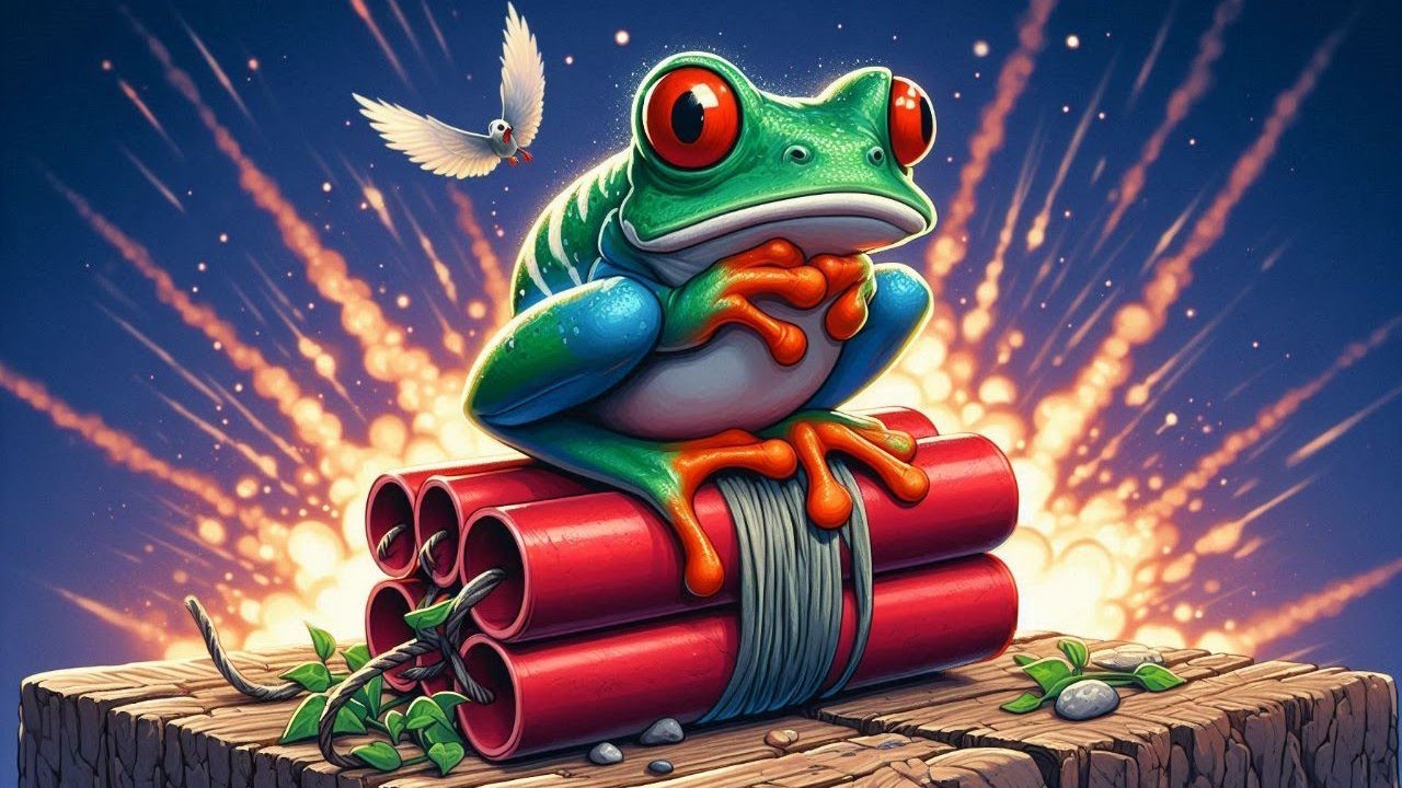 🤣🤣What does dynamite do to a frog? - YouTube