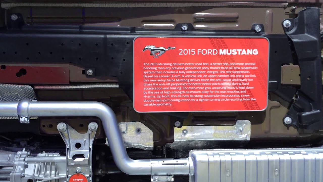 2015 Mustang - Undercarriage View GT PP - YouTube