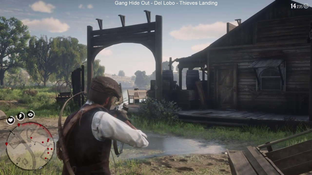 Red Dead Redemption 2 - Gang Hideout Del Lobo - YouTube