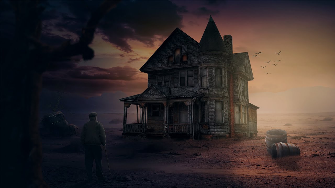 Photoshop Tutorial: Old House 𝐏𝐡𝐨𝐭𝐨 𝐌𝐚𝐧𝐢𝐩𝐮𝐥𝐚𝐭𝐢𝐨𝐧 Time-lapse. - YouTube