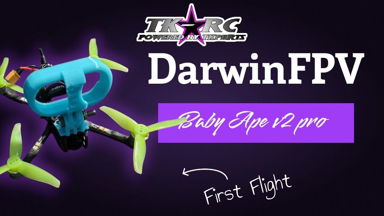 First Flight - DarwinFPV Baby Ape v2 pro - YouTube