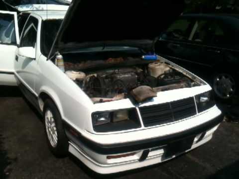 2.2Shelby's 89 Dodge Lancer Shelby, first start - YouTube