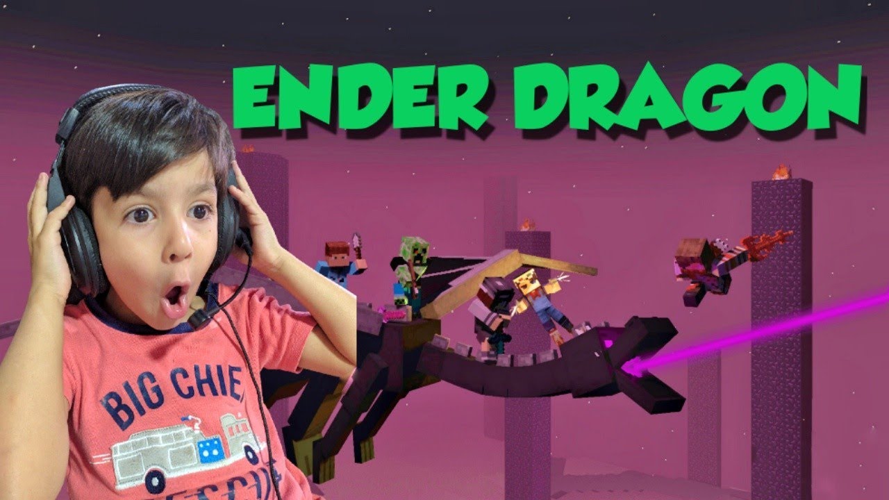 Enzo derrotando o Ender Dragon!!! - YouTube