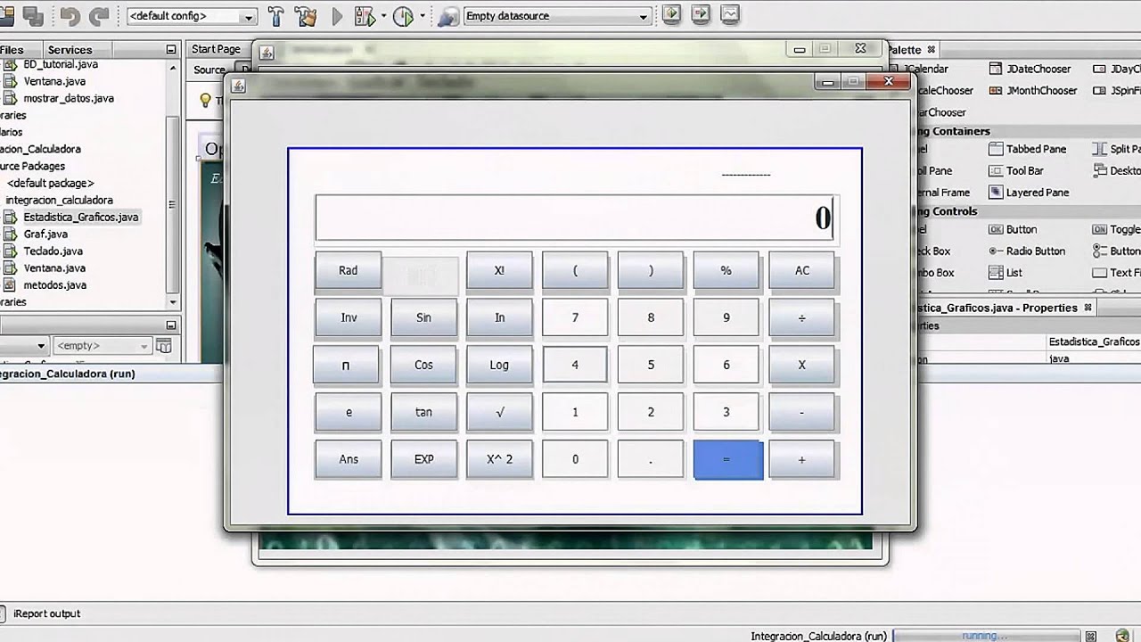 Juego de Operaciones Matemáticas sencillo en Netbeans 7.3.1 full HD - YouTube