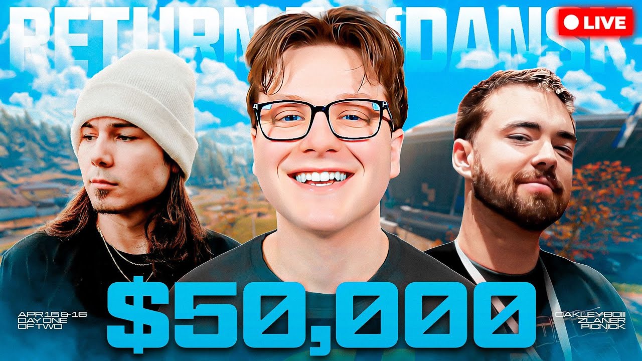 🔴$50,000 Trio Verdansk Tournament w/ Oak & Pic (Day 1/2) !Scuf | OpTic ...