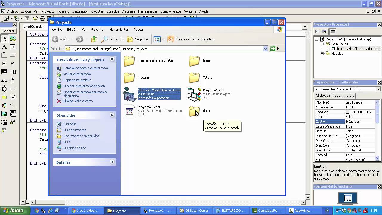 7 - Programación Boton Guardar - YouTube
