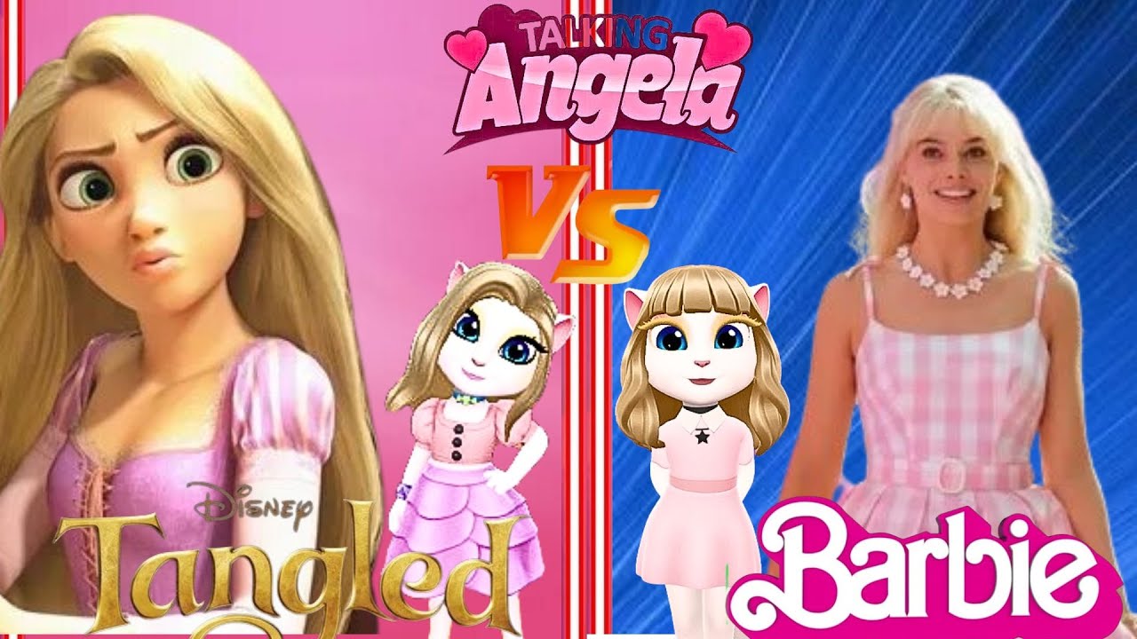 😻My Talking Angela 2 🙀 Barbie vs Tanglet #gaming #mrbeast #new #viral ...