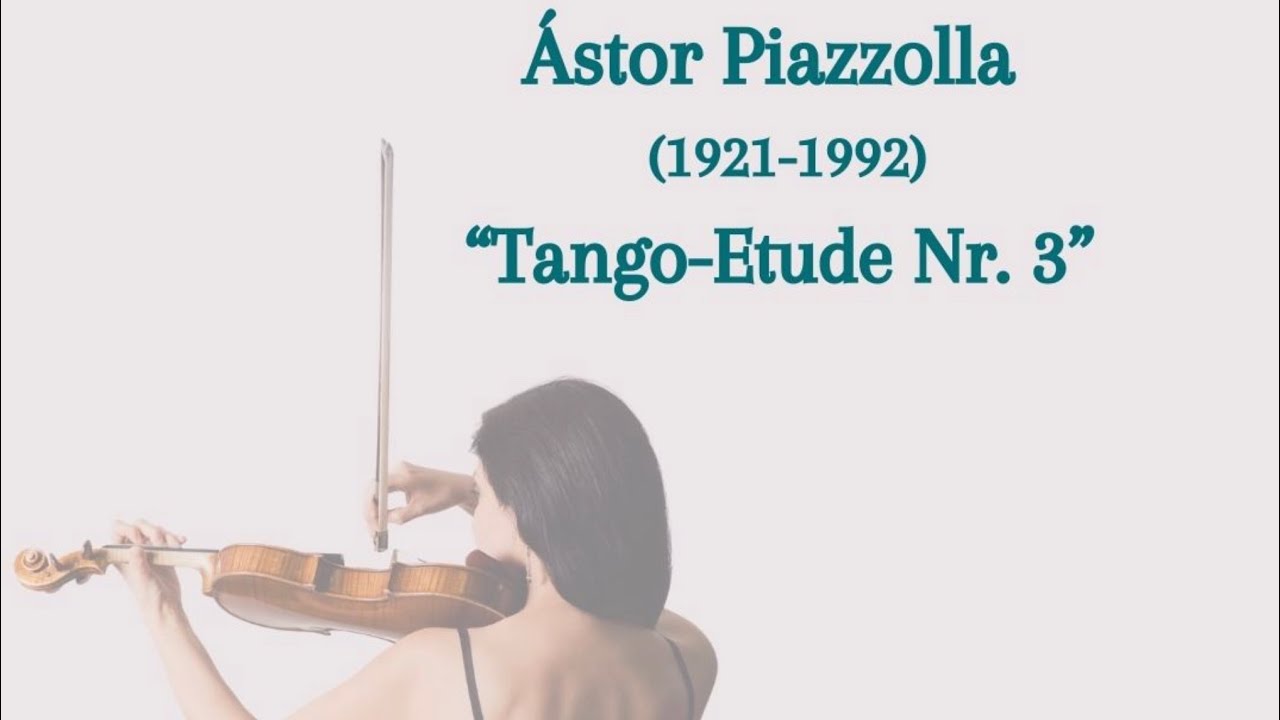 Ástor Piazzolla - Tango-Etude Nr. 3 - YouTube