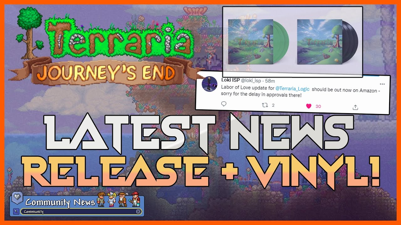Terraria News "Amazon Updated + Terraria Vinyl!" - YouTube