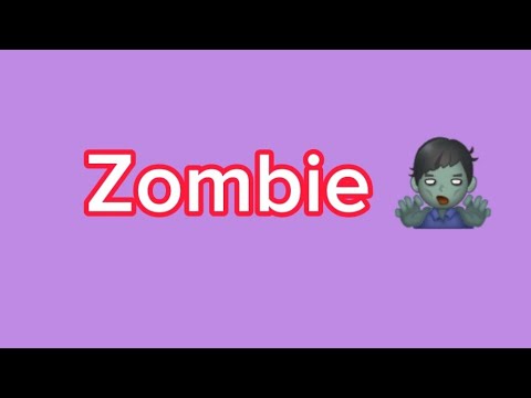 How to turn word Zombie into Zombie | Easy Zombie drawing |@ Cocadraw ...