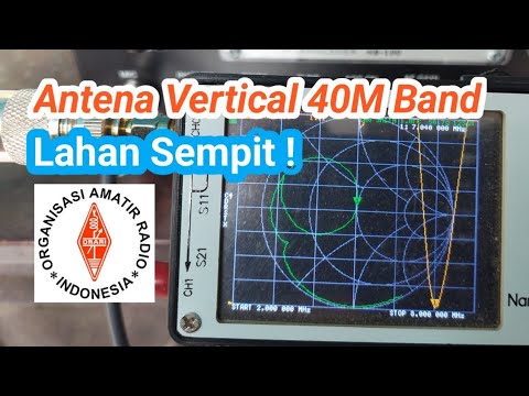 Review Antena Vertical HF 40 Meter Band di Lahan Sempit - YouTube