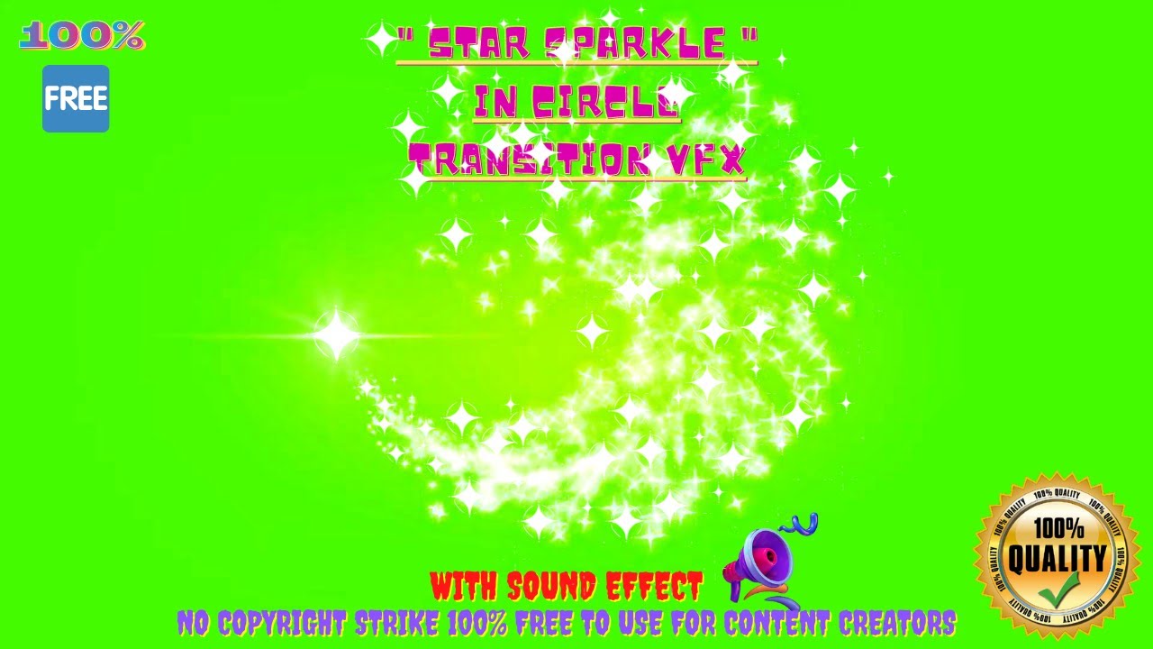 Sparkle🌟💫🌠With Sound Effect🔊No Copyright Strike ️100% Free to Download ...