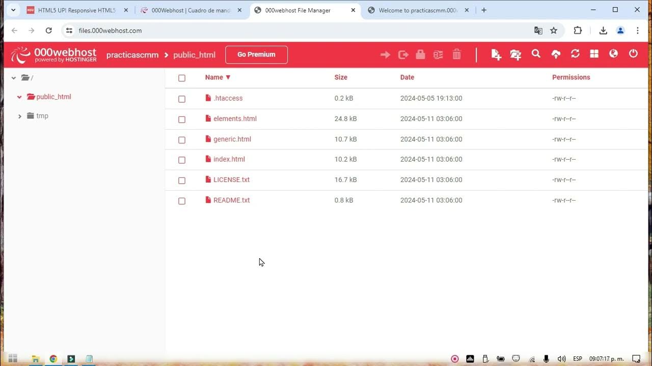 Crear carpetas y subir archivos con el file manager - YouTube