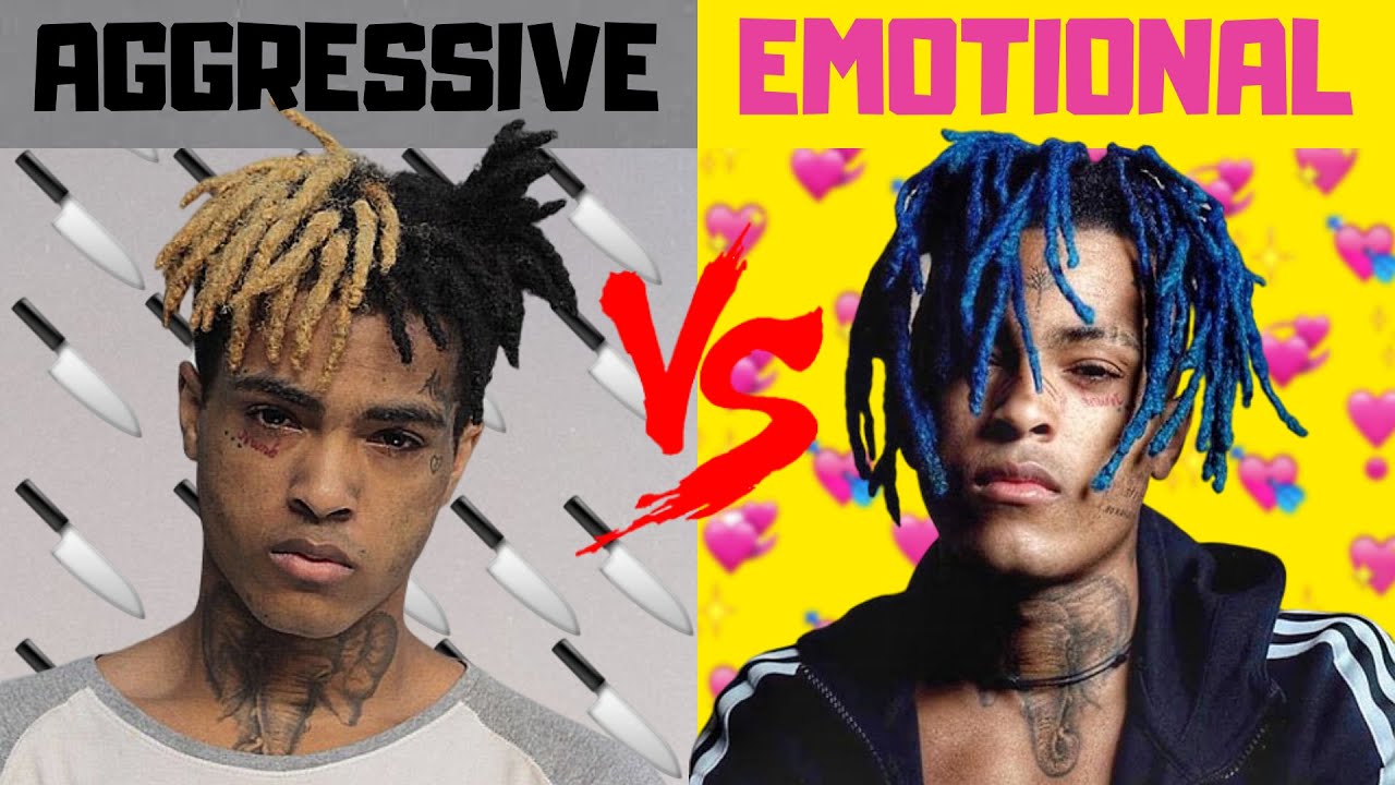 RAPPERS MOST AGGRESSIVE VS MOST EMOTIONAL SONGS - YouTube