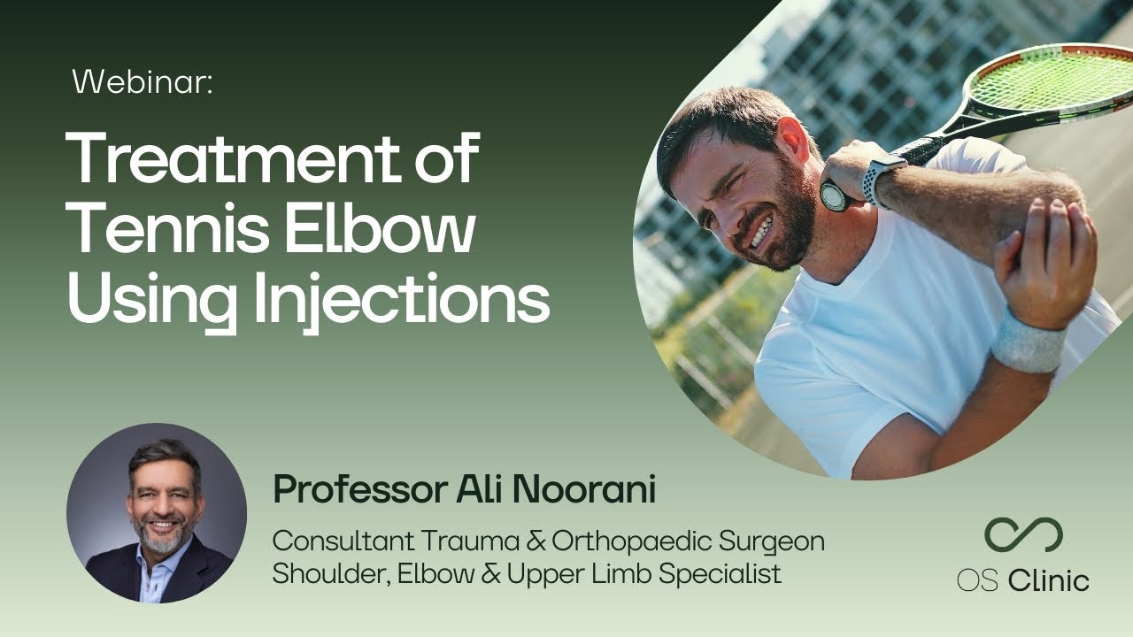 Webinar: Treatment of Tennis Elbow Using Injections - YouTube