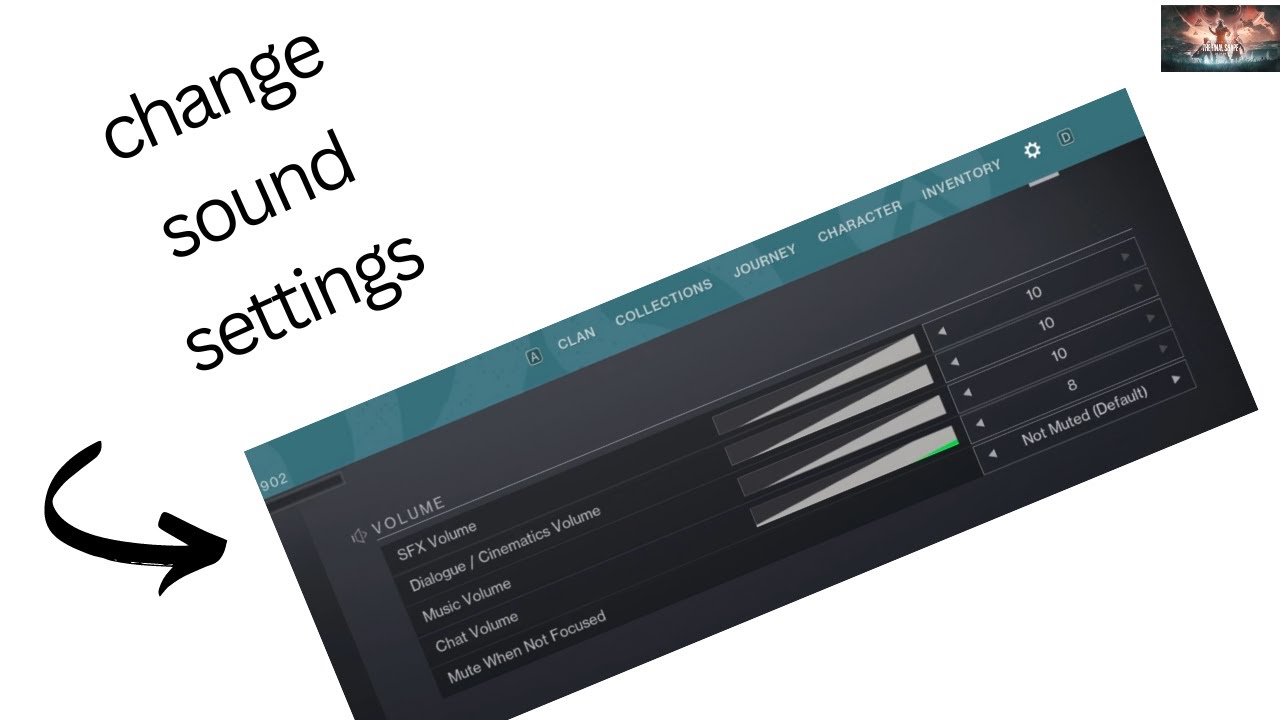 How to change sound settings in Destiny 2 - YouTube