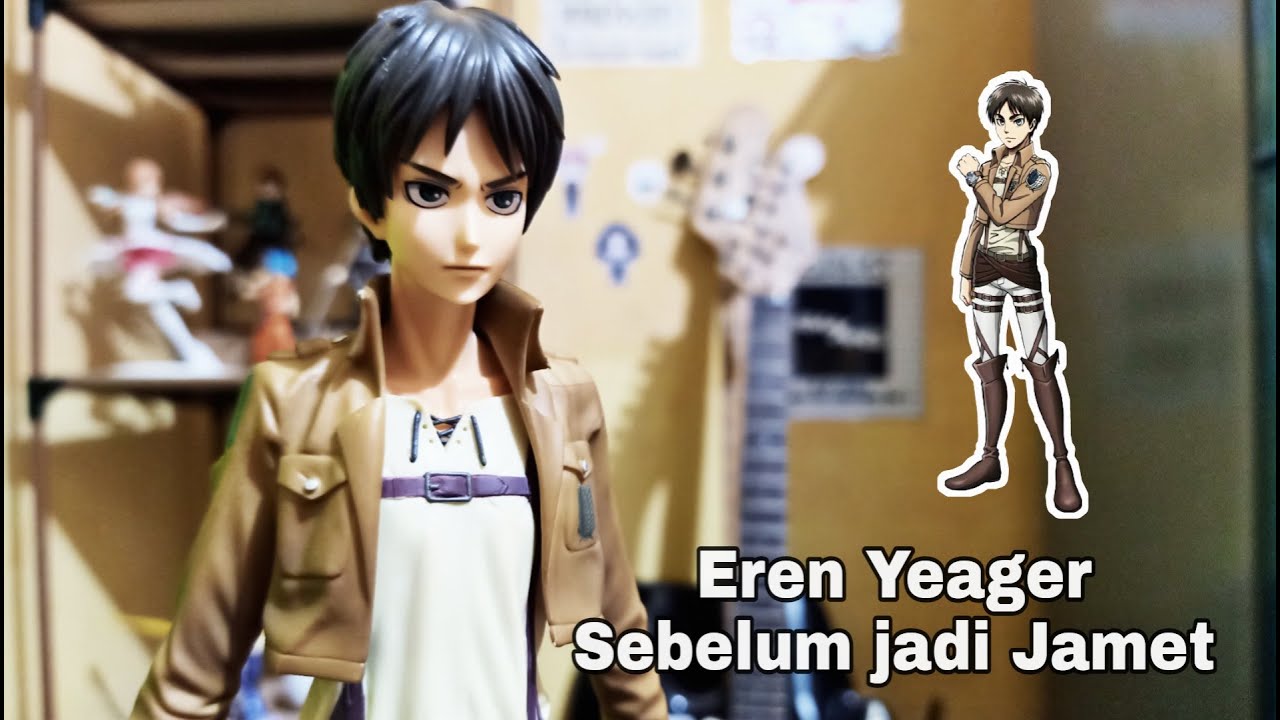 Sebelum Rumbling Unboxing Figure Eren Yeager Attack On Titan - Jajanan ...