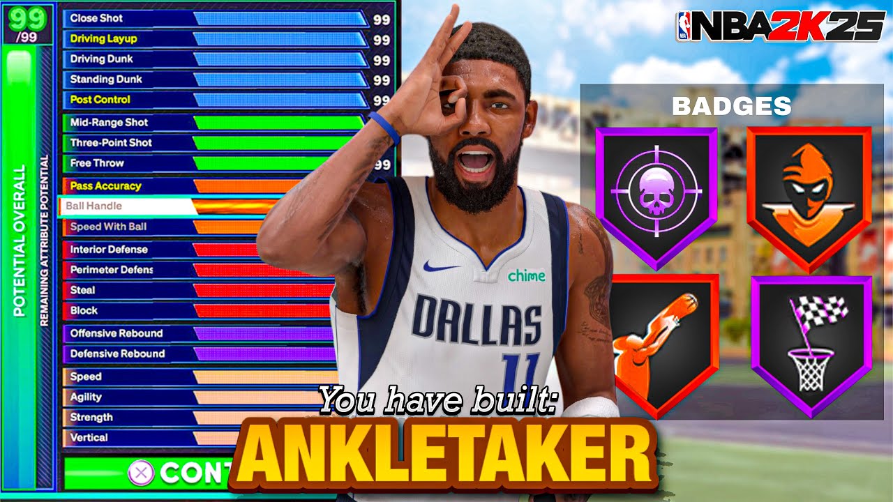 This KYRIE IRVING Build is a ANKLE TAKER on NBA 2K25 - YouTube