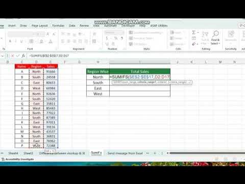 Part-132: Conquer Spreadsheets! SUMIFS Function Practice for Beginners (Excel Tutorial) - YouTube