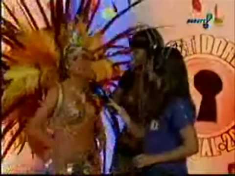 Bastidores do Carnaval 2009 - Rede Tv! - SP | Íris Stefanelli após desfile (21/02/09)