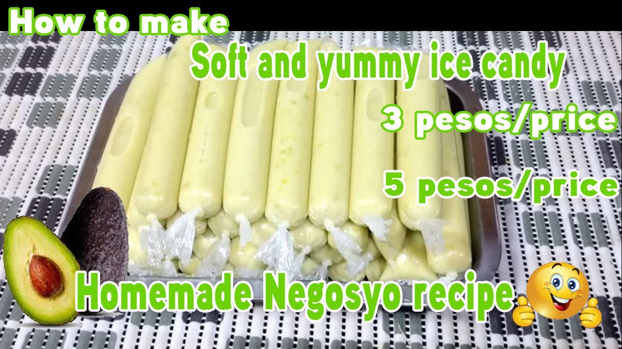 Homemade ice candy soft and yummy | negosyo recipe | AZzy vlog - YouTube