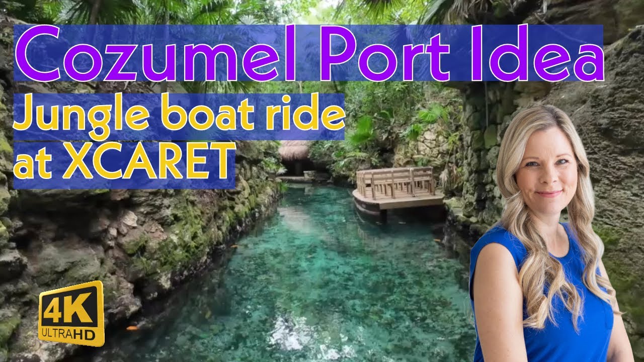 XCARET Mexico | Boat Ride Tour in 4K #junglecruise - YouTube
