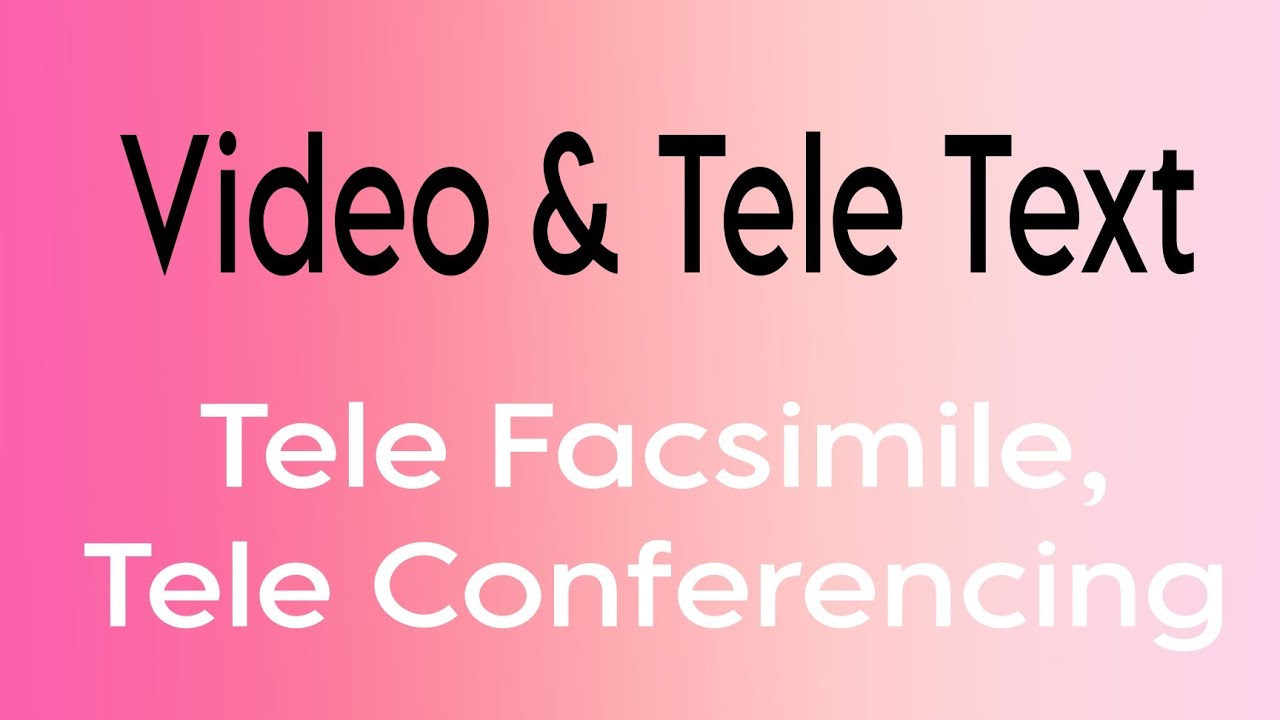 Video Text, Tele Text - YouTube