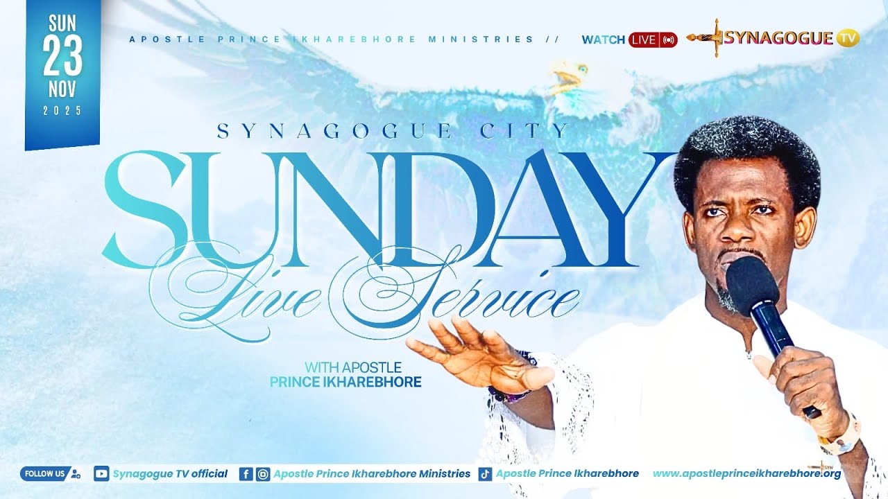 SYNAGOGUE CITY SUNDAY LIVE SERVICE {23 NOVEMBER 2025} - YouTube