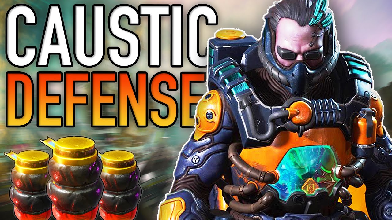 When Caustic Defense Turns To Offense | Apex Legends Gameplay - YouTube