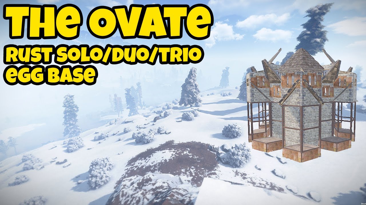 THE OVATE RUST META SOLO/DUO/TRIO EGG BASE - YouTube