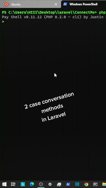 2 case conversation methods in Laravel #laravel #webdevelopment #development #tricks #tips - YouTube
