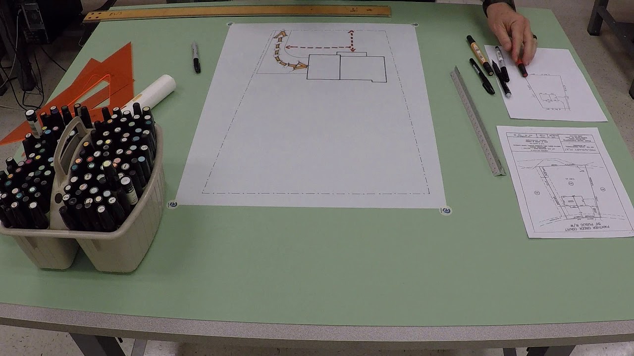 Drawing the Site Inventory & Analysis - YouTube