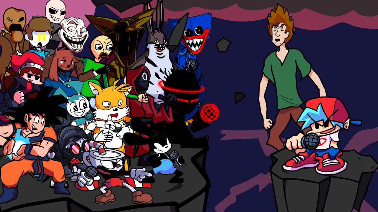 FNF God Eater But - Everyone Sings It (Different Characters Sing God ...