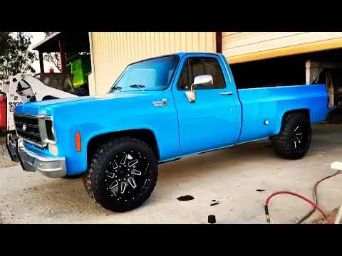 1977 Chevrolet C20 | 20x12 Wheels - YouTube