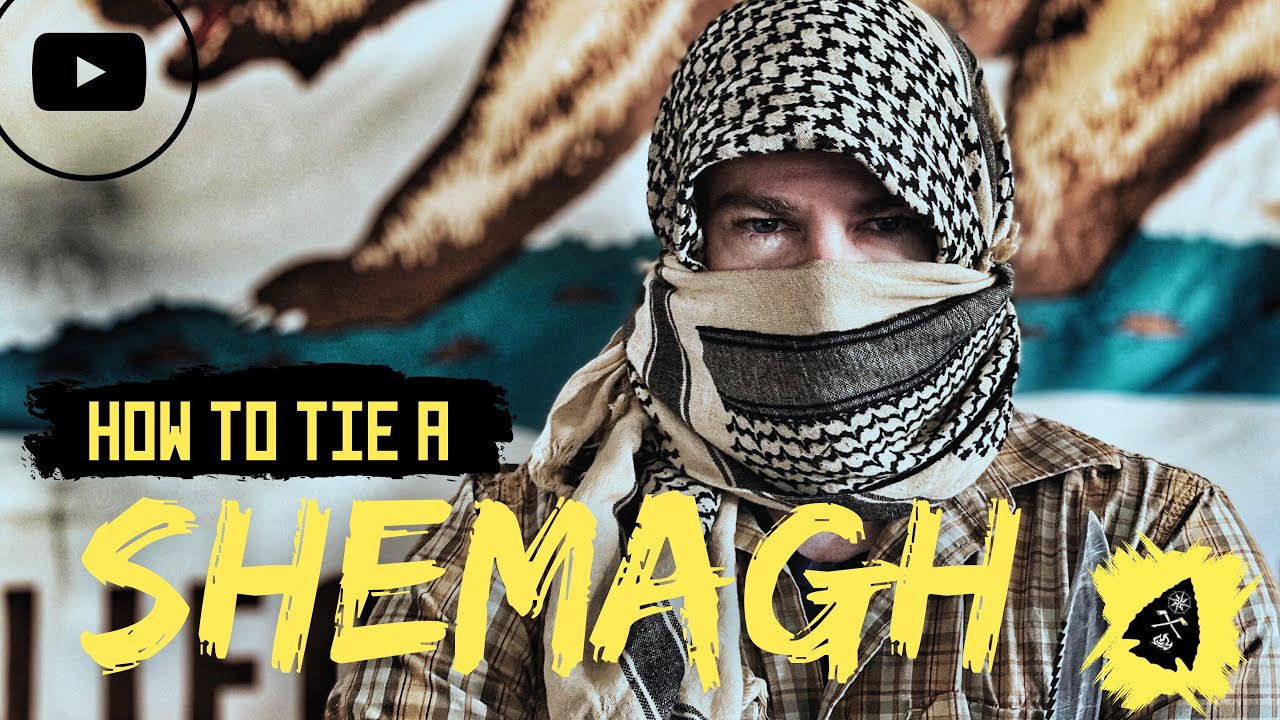 HOW TO TIE A SHEMAGH - & OTHER VERSATILE USES #thelastboyscouts # ...