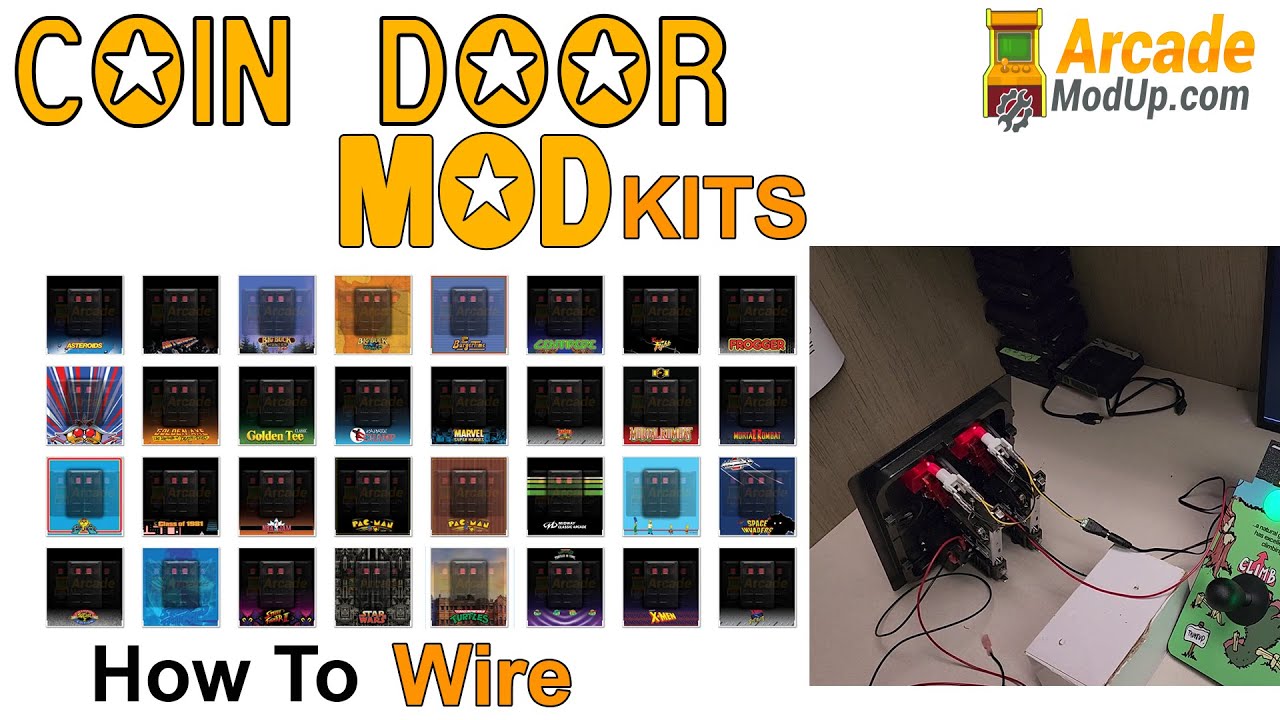 Arcade1Up Coin Door Mod Kit How To - YouTube