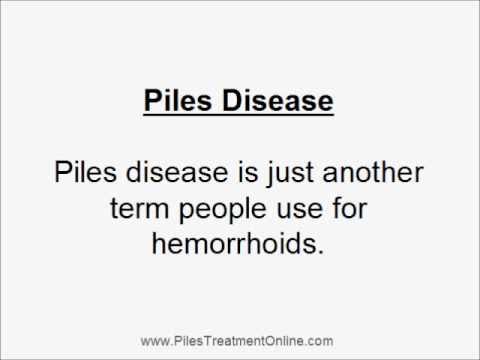 Piles Disease -- How To Treat Piles Disease Naturally - YouTube