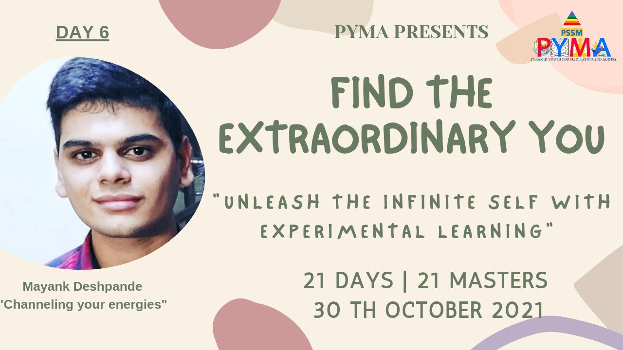 Find the Extraordinary You | Day 6 | Evening Meditation | Mayank Deshpande - YouTube