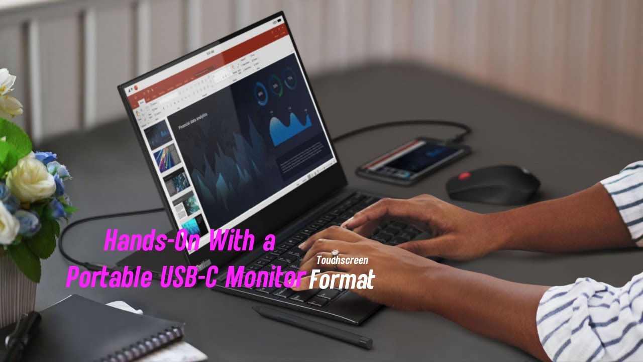 Lenovo ThinkVision M14t Gen 2 Portable Monitor: Touch + Pen Support For ...