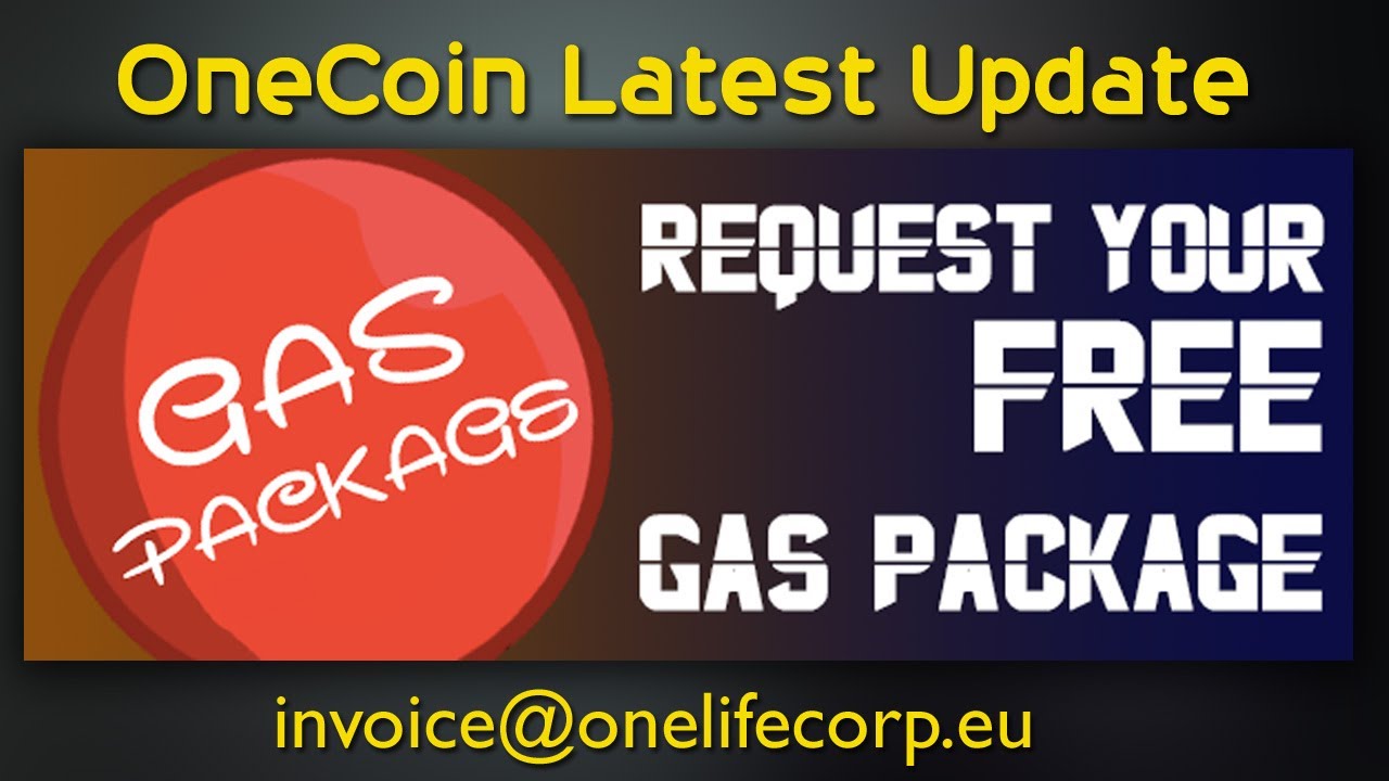 Onecoin Latest Update || Get Free GAS Package - YouTube