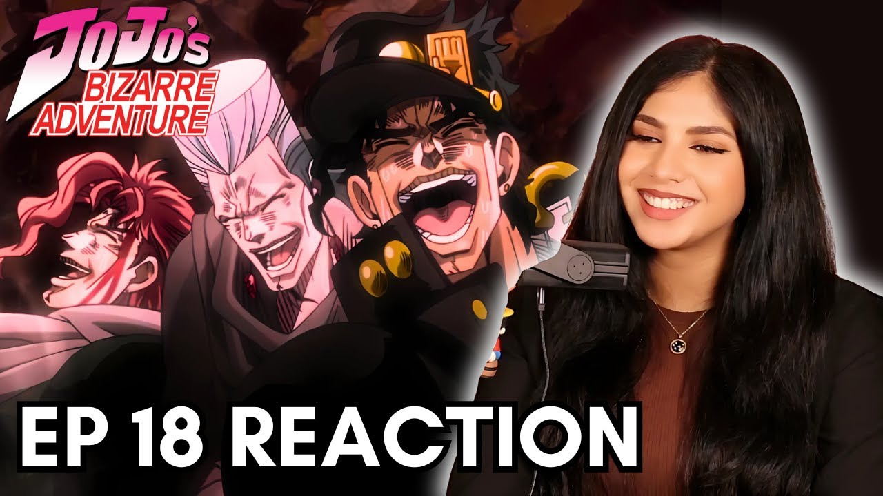 JOTARO CAN LAUGH?!! 😳 | JJBA Stardust Crusaders Episode 18 Reaction ...