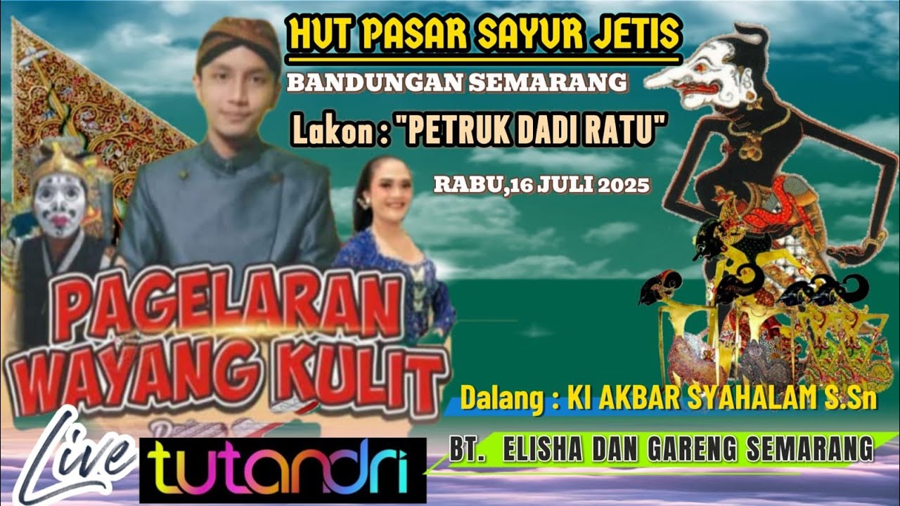 💚 Live Wayang Dalang Ki Akbar Syahalam || Bt. Elisha Orcarus di ...
